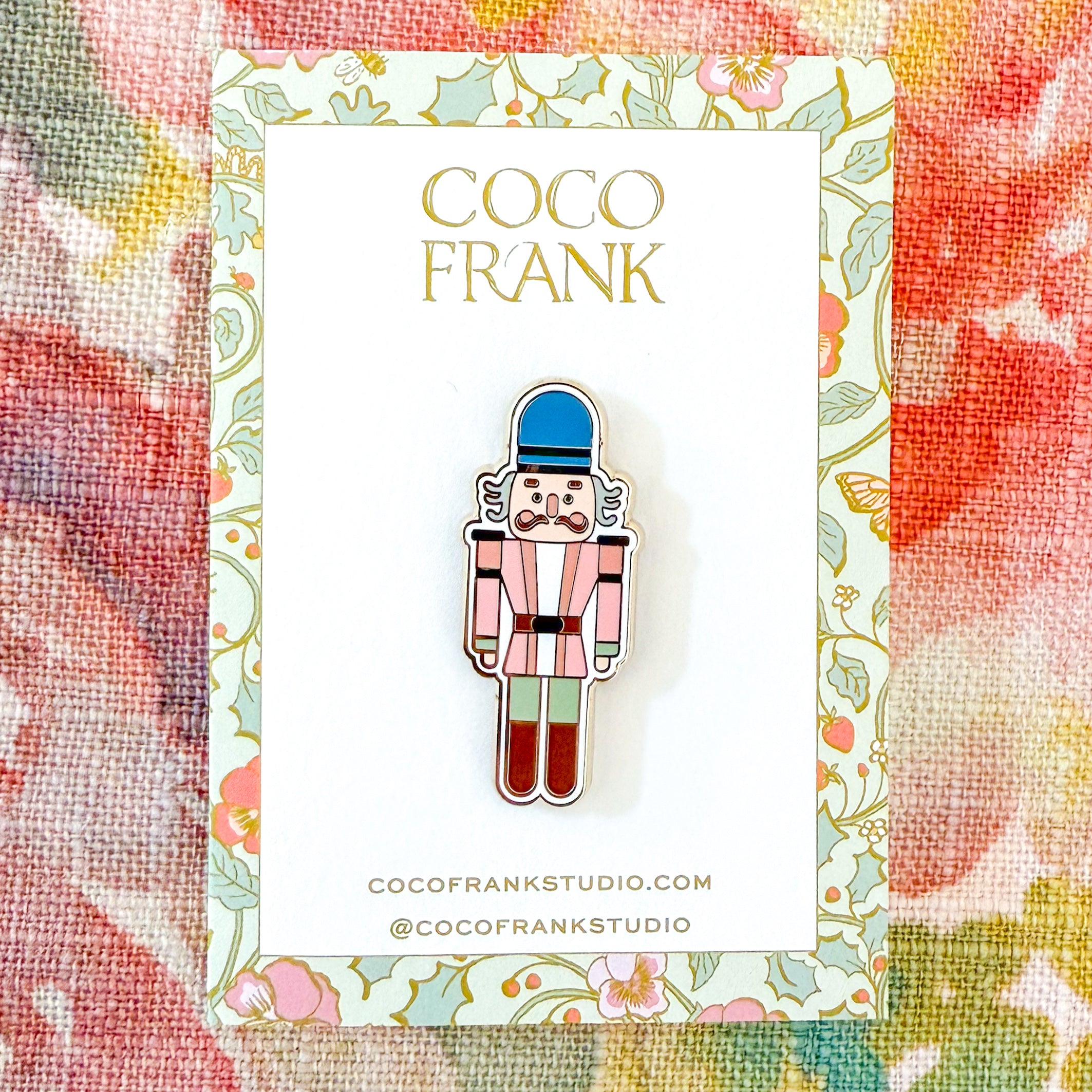 Pink Nutcracker Needle Minder – Coco Frank Studio