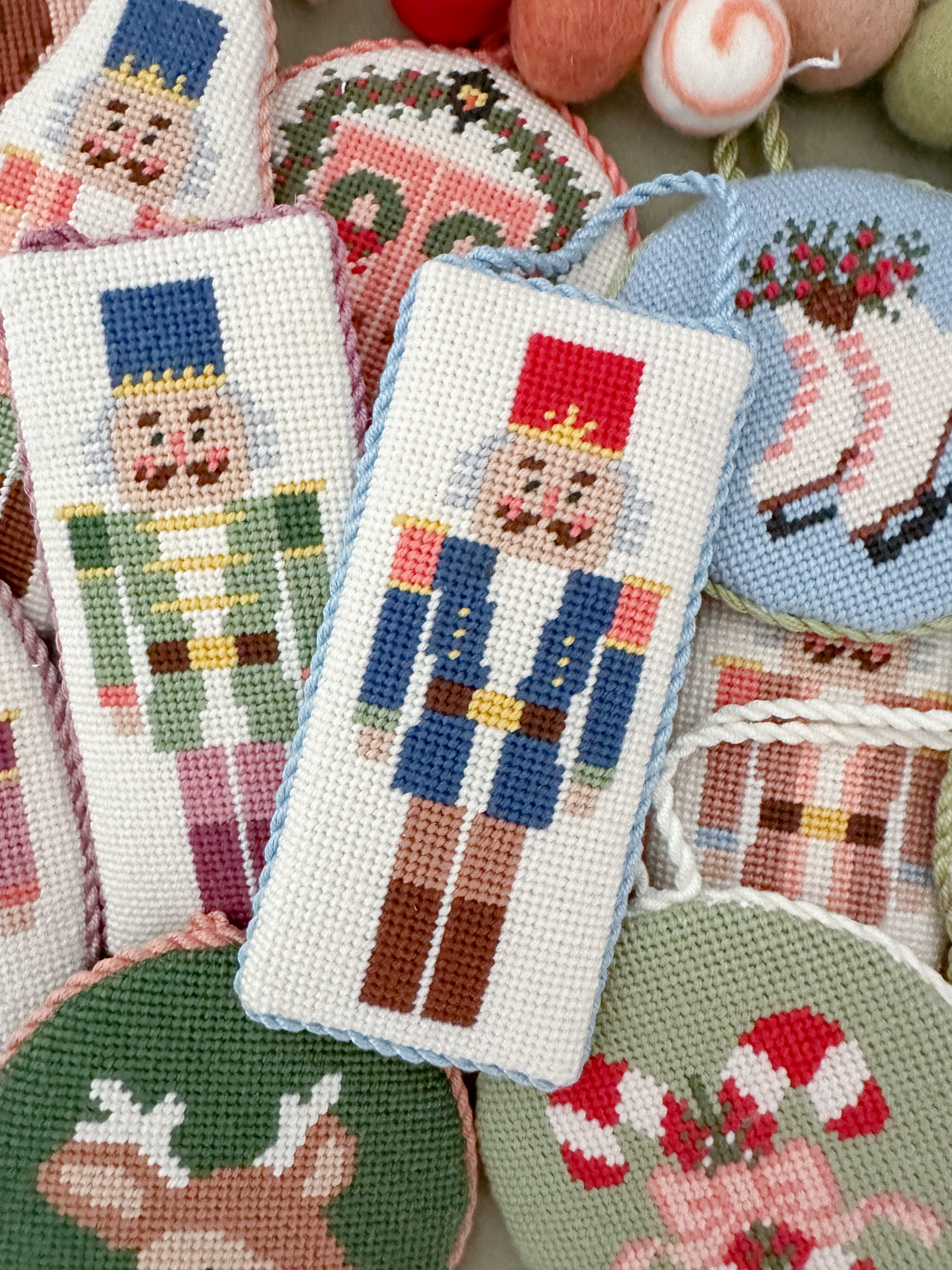 Navy Blue Needlepoint Canvas Kit – Coco Frank Studio