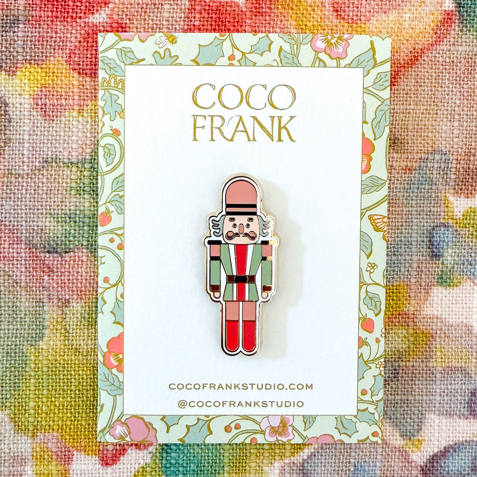 Green Nutcracker Needle Minder – Coco Frank Studio