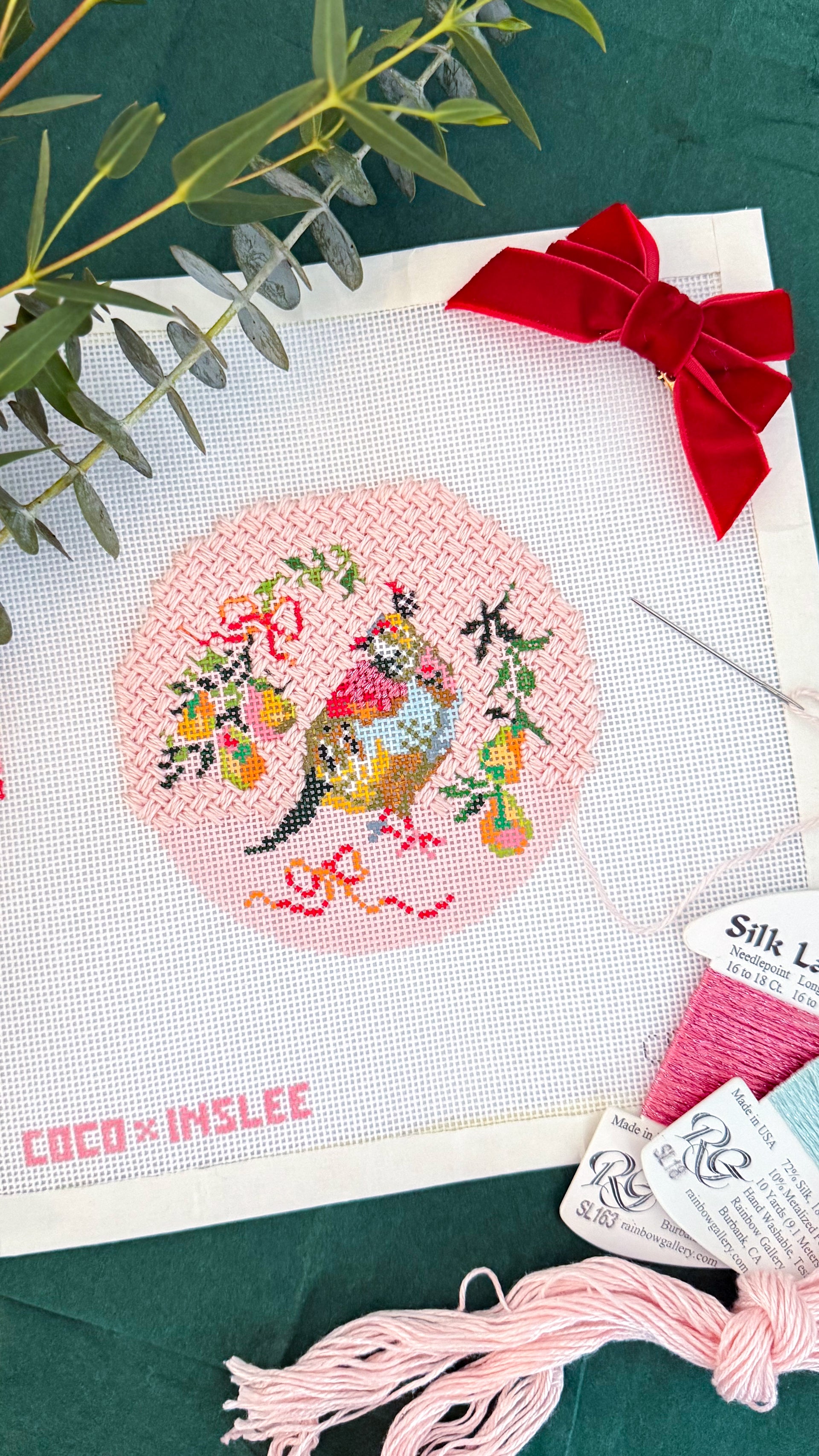 Inslee Fariss Partridge & Pears Round – Coco Frank Studio