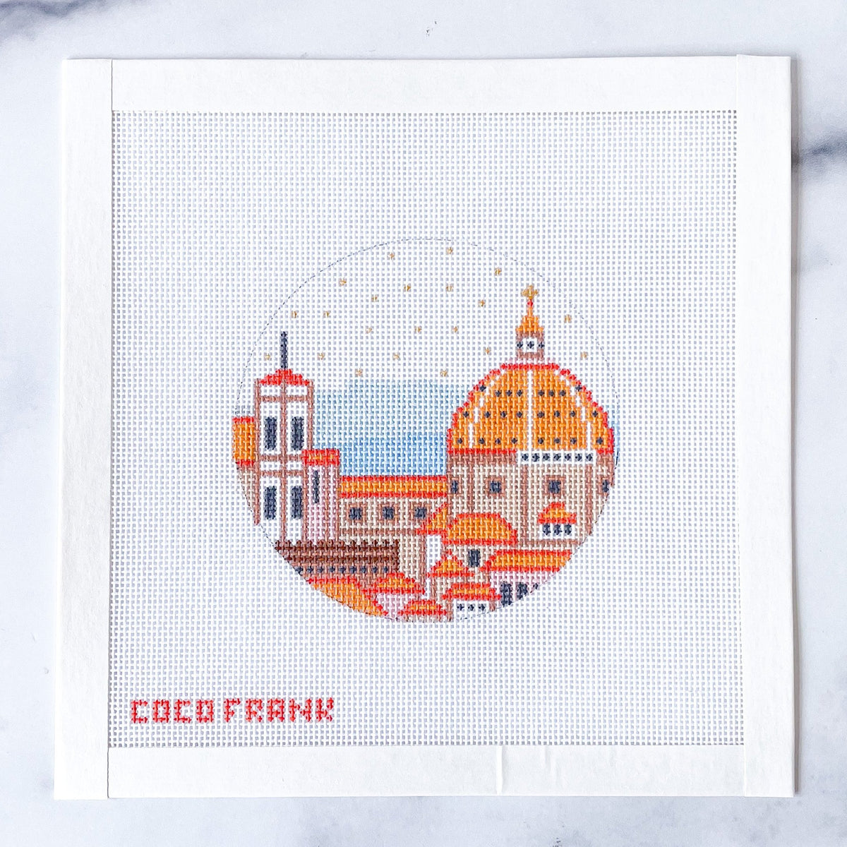 Florence Italy Needlepoint Canvas 18 Mesh – Coco Frank Studio