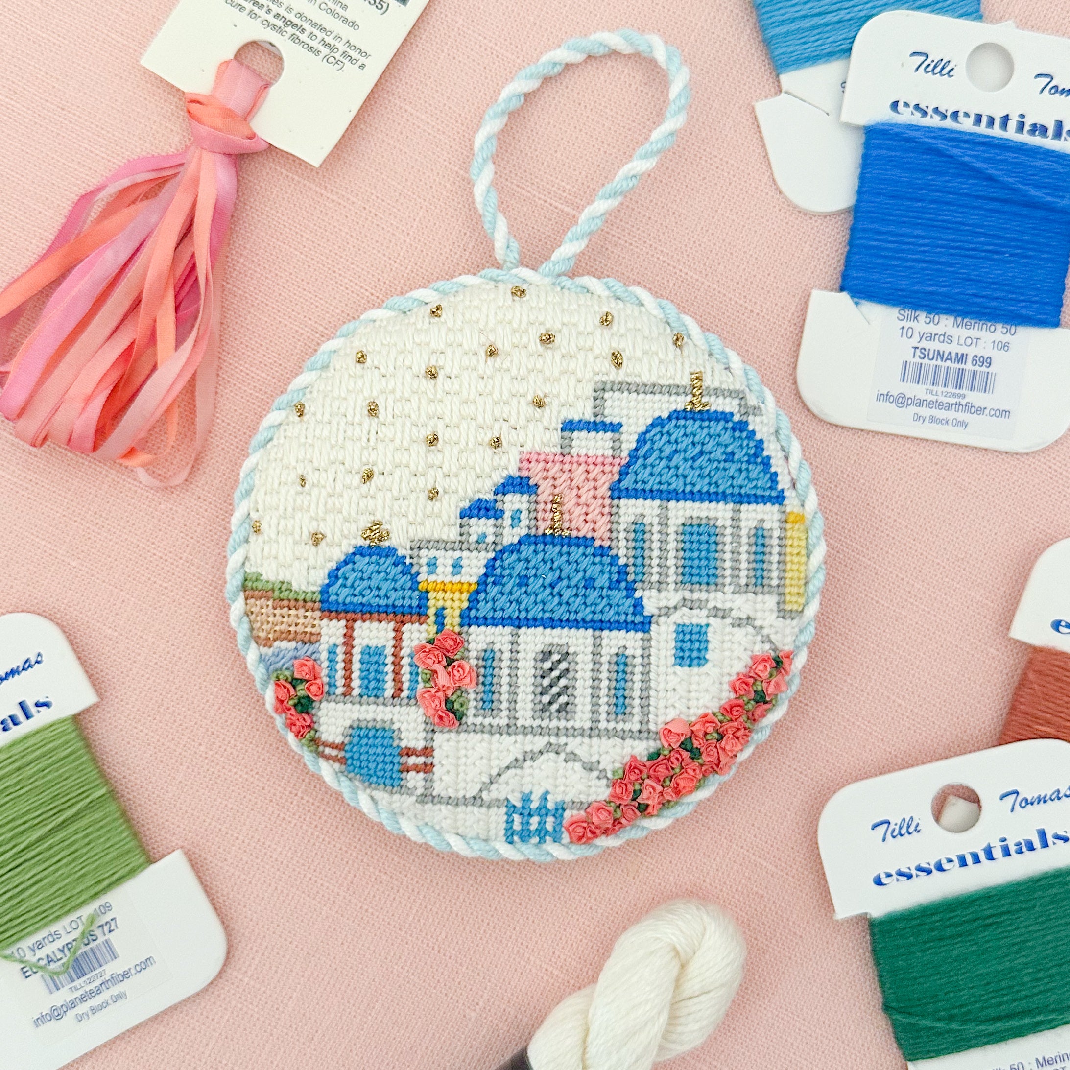 Mini Stitch Guide: Santorini Round – Coco Frank Studio