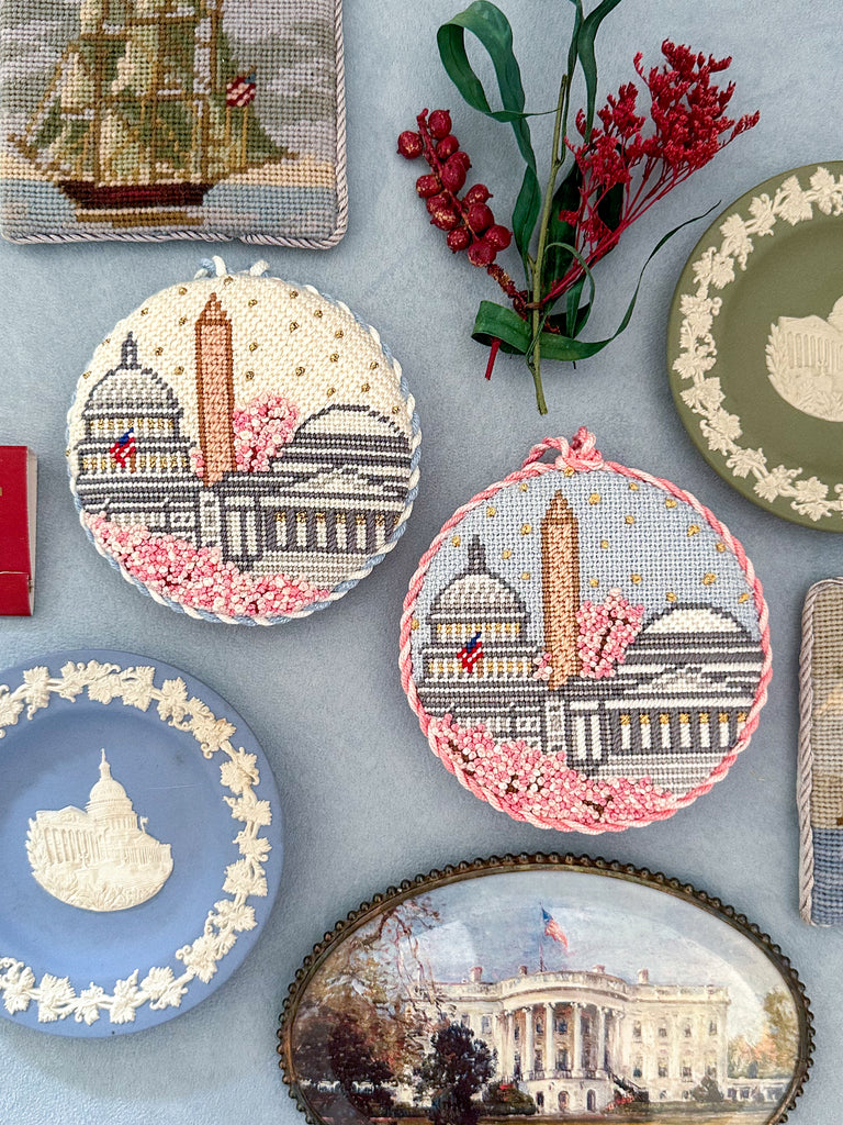 Washington DC Needlepoint Canvas 18 Mesh – Coco Frank Studio