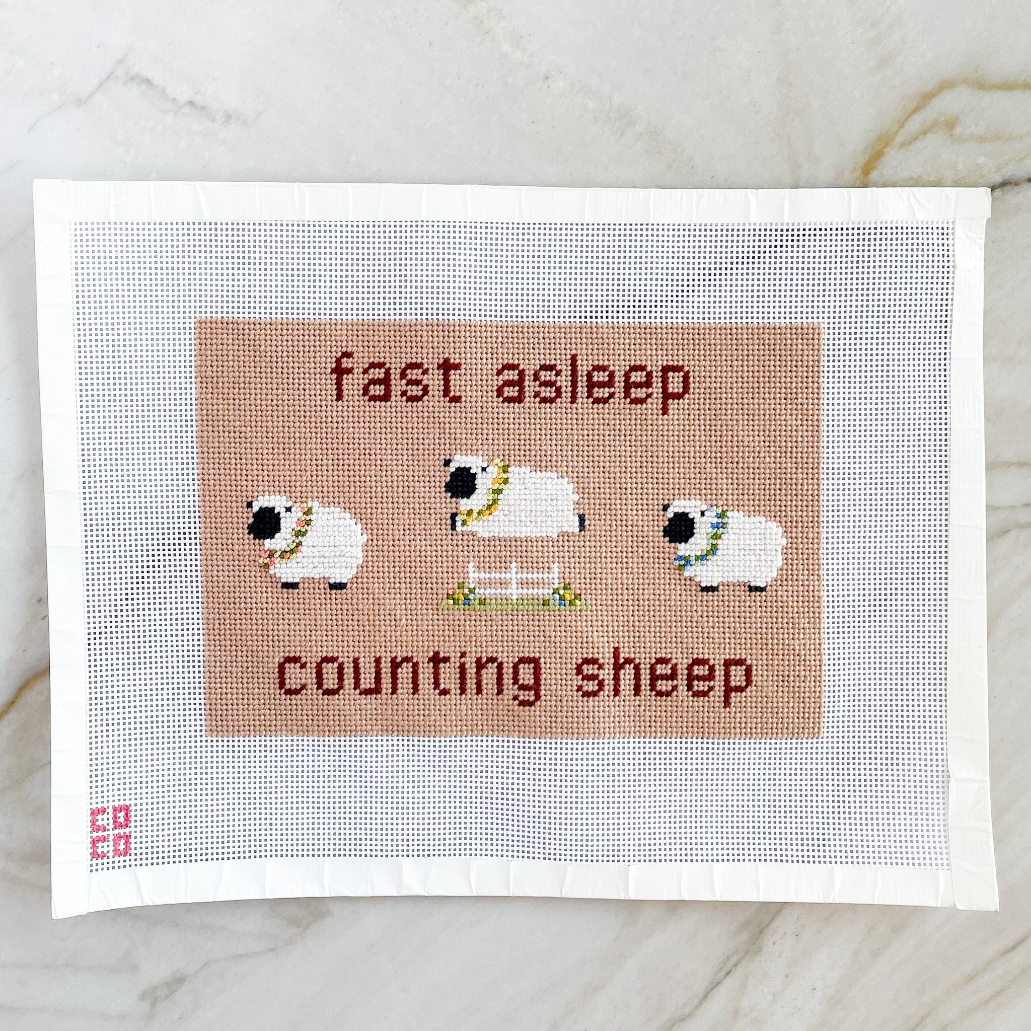 Fast Asleep Counting Sheep – Coco Frank Studio